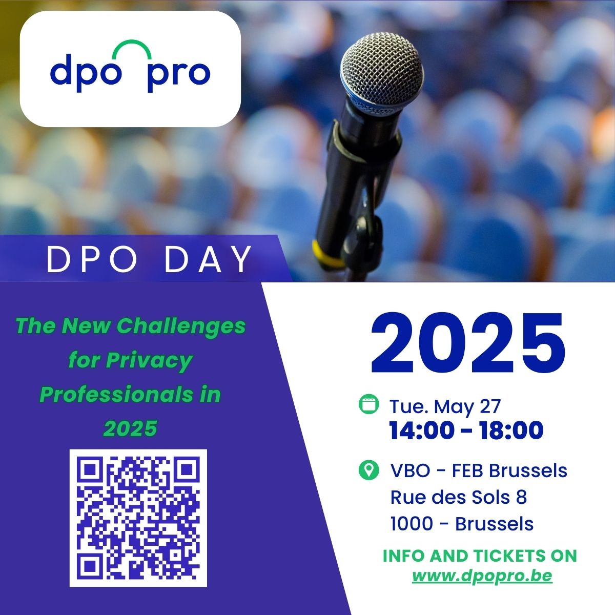 DPO DAY ! Tuesday May 27, 2025 – FEB Brussels • DPO pro